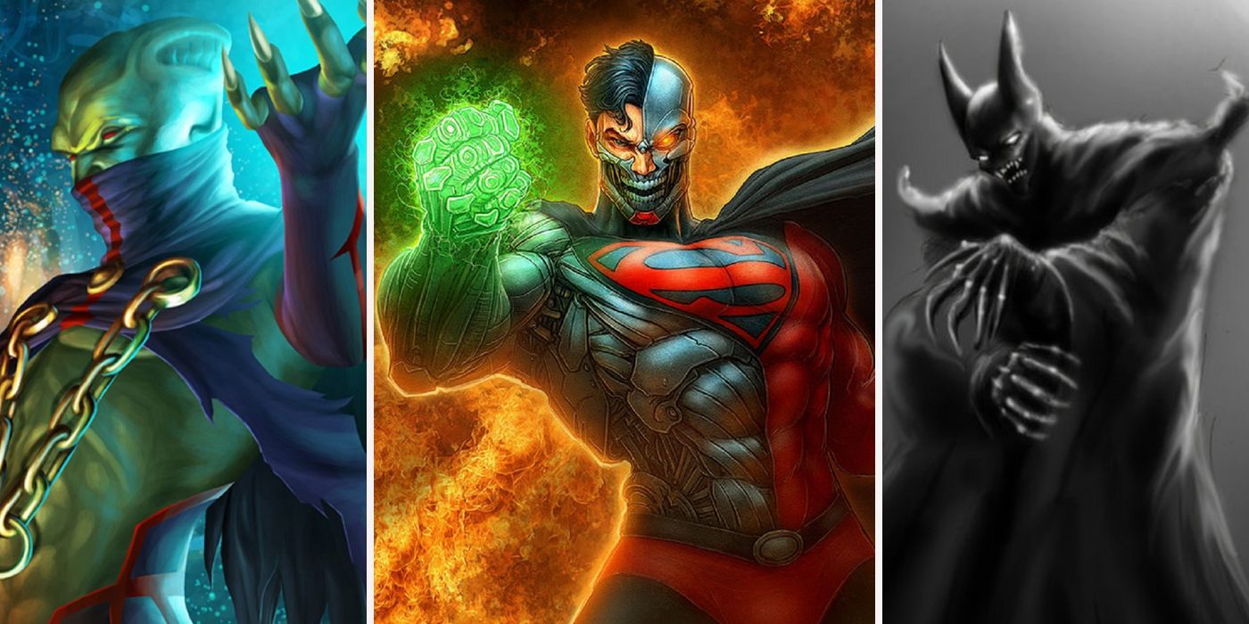 20 Members Of The Justice League Reimagined As Villains