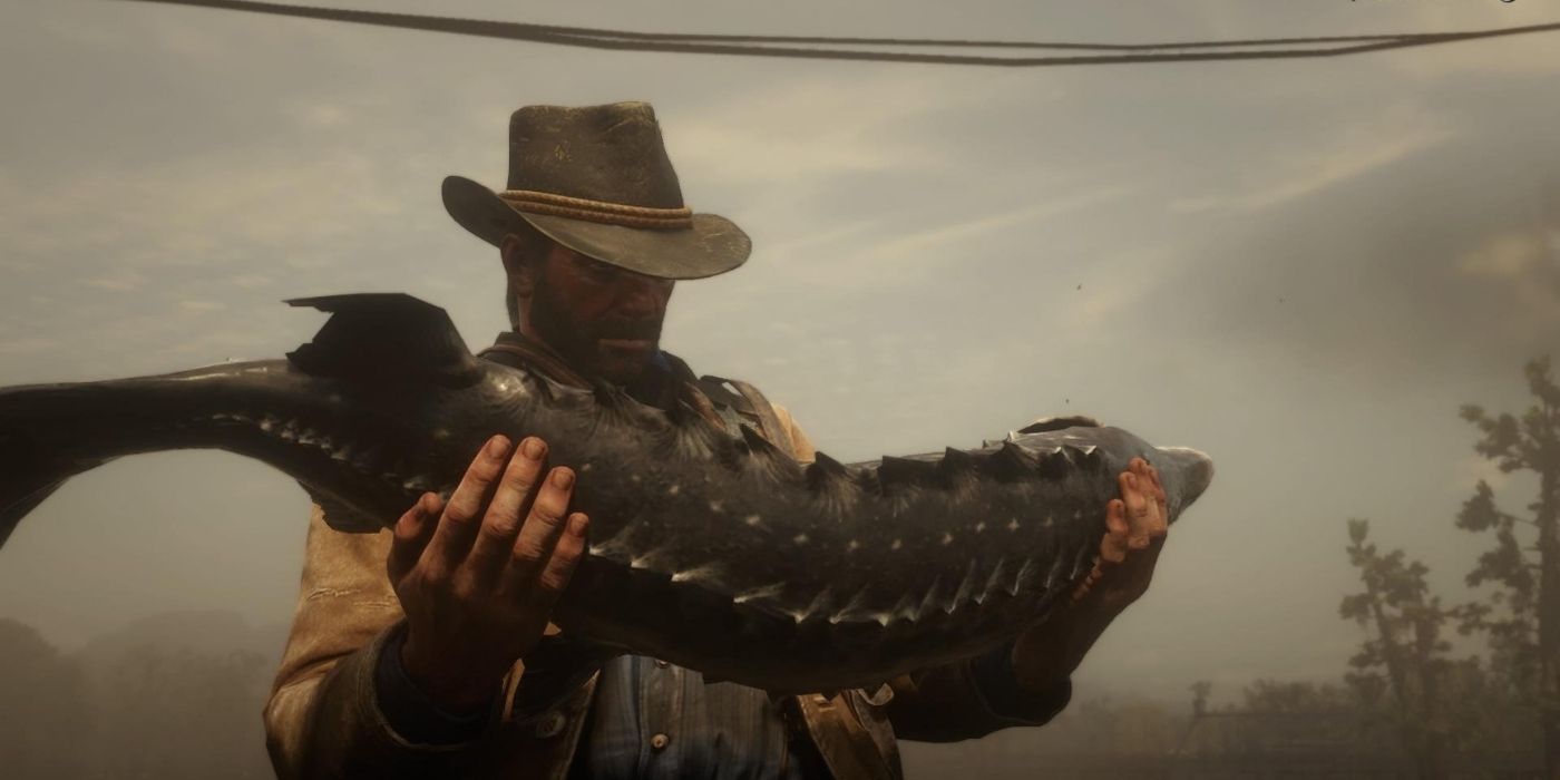 Red Dead Online Adds Fishing Challenge | Screen Rant Red Dead Online Adds Fishing Challenge | Screen Rant