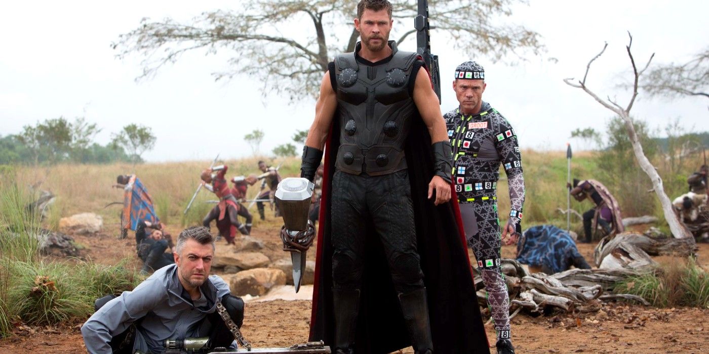 Infinity War BTS Images Reveal How Thor’s Wakanda Entrance Was Filmed Infinity War BTS Images Reveal How Thor’s Wakanda Entrance Was Filmed