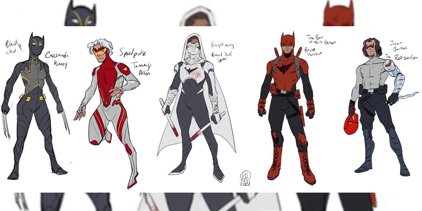 Artista revela "fusão" entre personagens de Marvel e DC Comics - O Vício