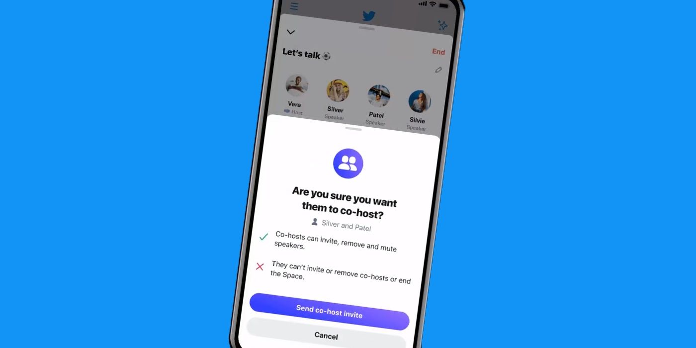Twitter Spaces: How To Co-Host With Someone Else | Screen Rant