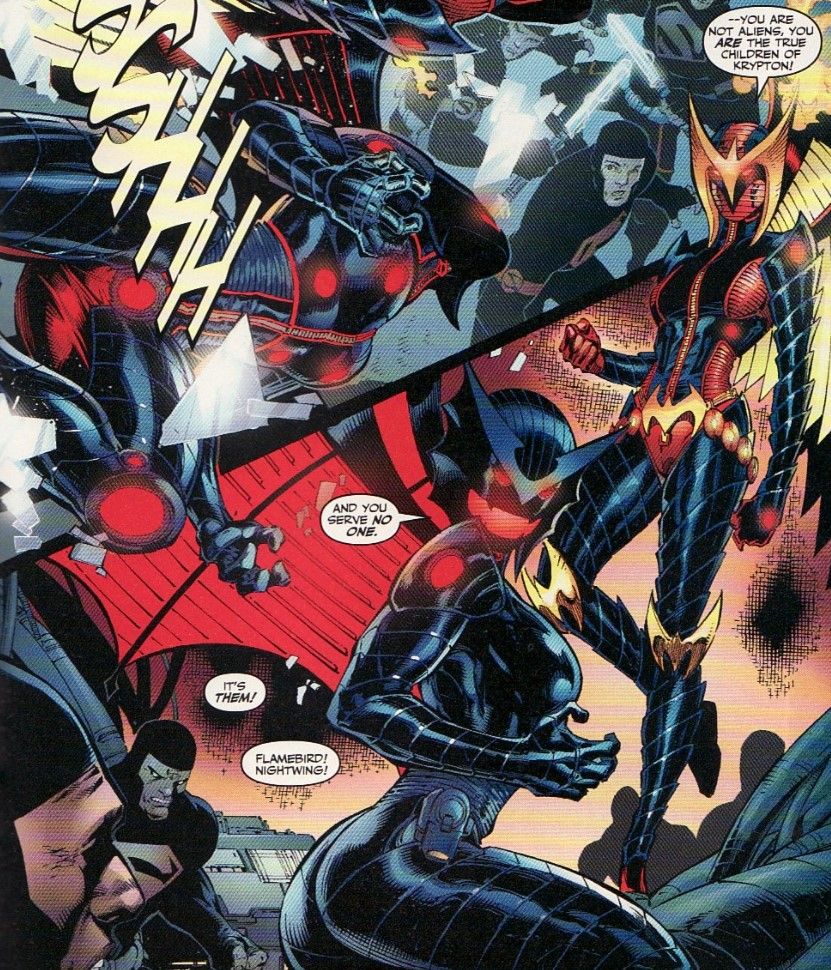 Supergirl's Flamebird Armor Has A Nightwing Connection!