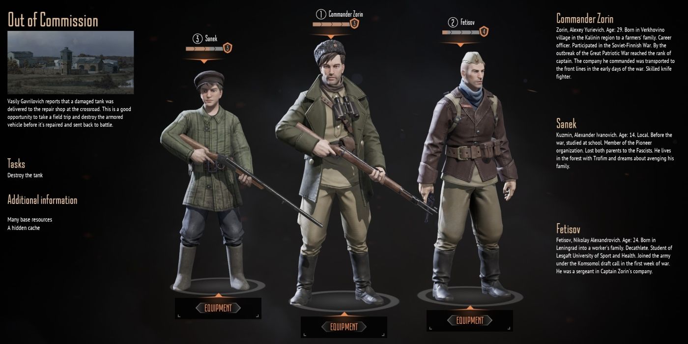 Pros and Cons of Each Partisan in Partisans 1941 | Screen Rant