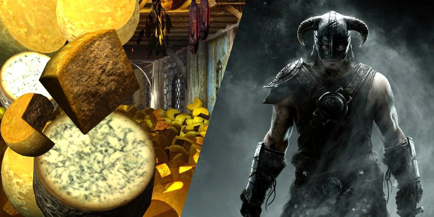 Skyrim Player is Filling Breezehome With Cheese, For Some Reason