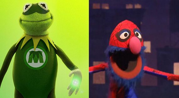'The Muppets' Mock Green Lantern; 'Sesame Street' Spoofs Spider-Man